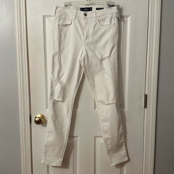Hollister | Jeans | Nwt Hollister Highrise Super Skinny White ...